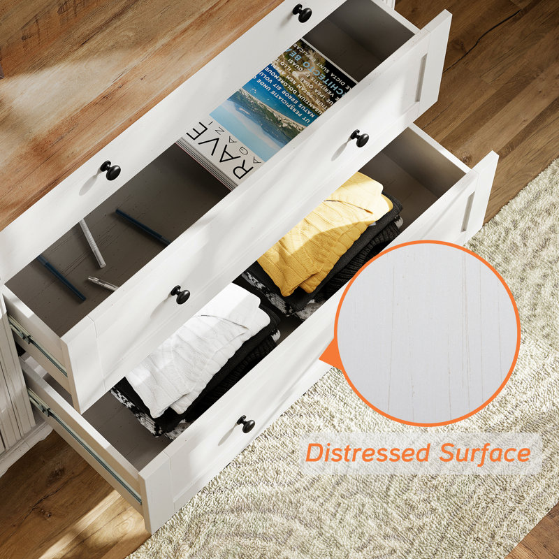 One Allium Way® Sideboard Cabinet With Bar Hutch, Buffet Cabinet With Drawers And 3 Tier Shelves ...